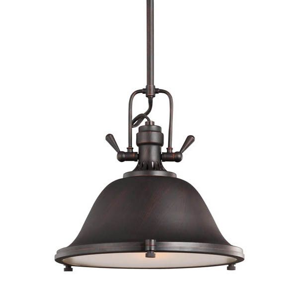 Generation Lighting 6514401 One Light Pendant - Crescent Harbor Lighting